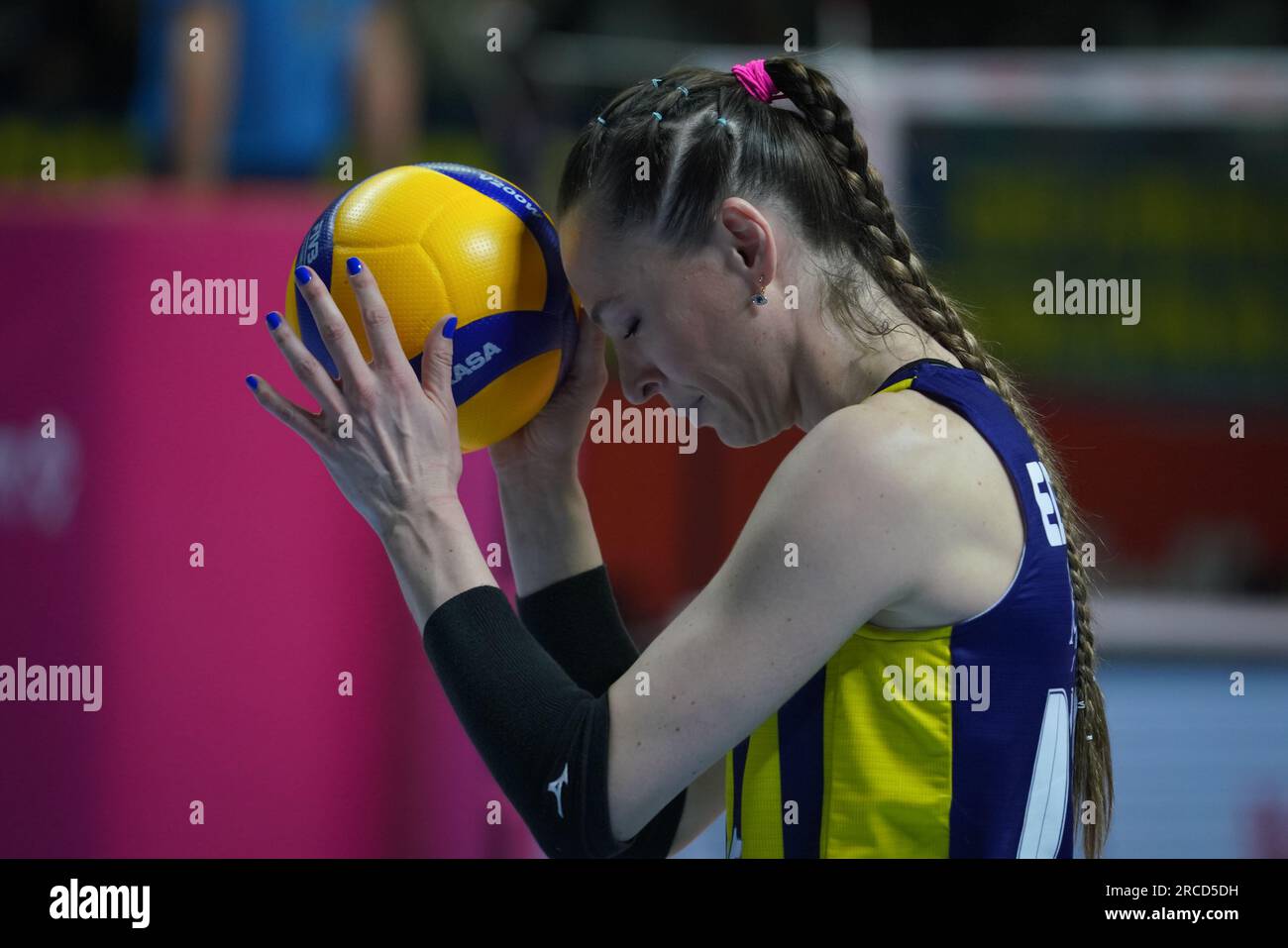 ISTANBUL, TURKIYE - MARCH 11, 2023: Eda Erdem Dundar in Fenerbahce Opet ...