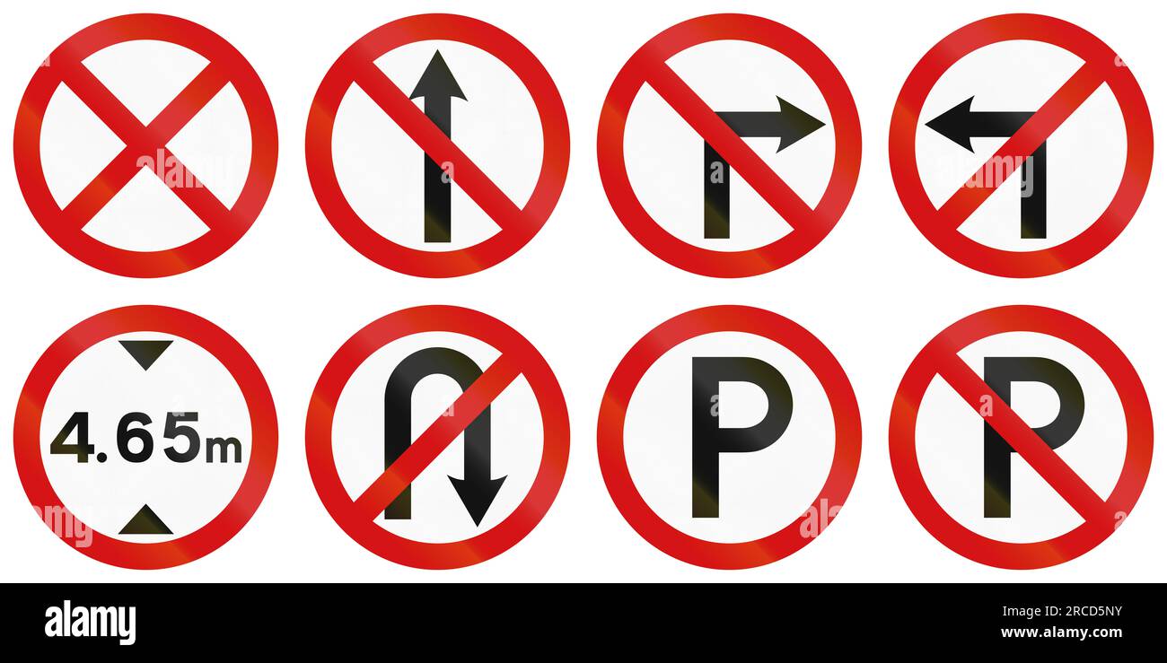 Stopping Restriction in Ireland Stock Photo - Alamy