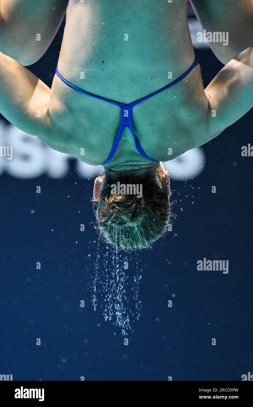 Fukuoka, Japan. 14th July, 2023. Helle Tuxen of Norway competes during ... Fukuoka, Japan. 14th July, 2023. Helle Tuxen of Norway competes during ...