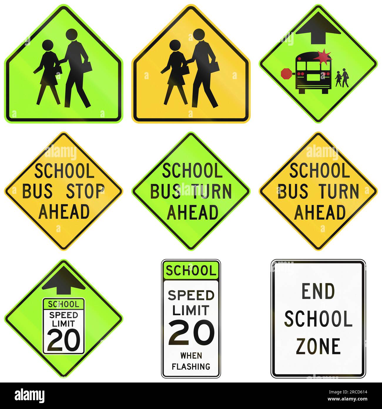 School speed limit sign usa hi-res stock photography and images - Alamy