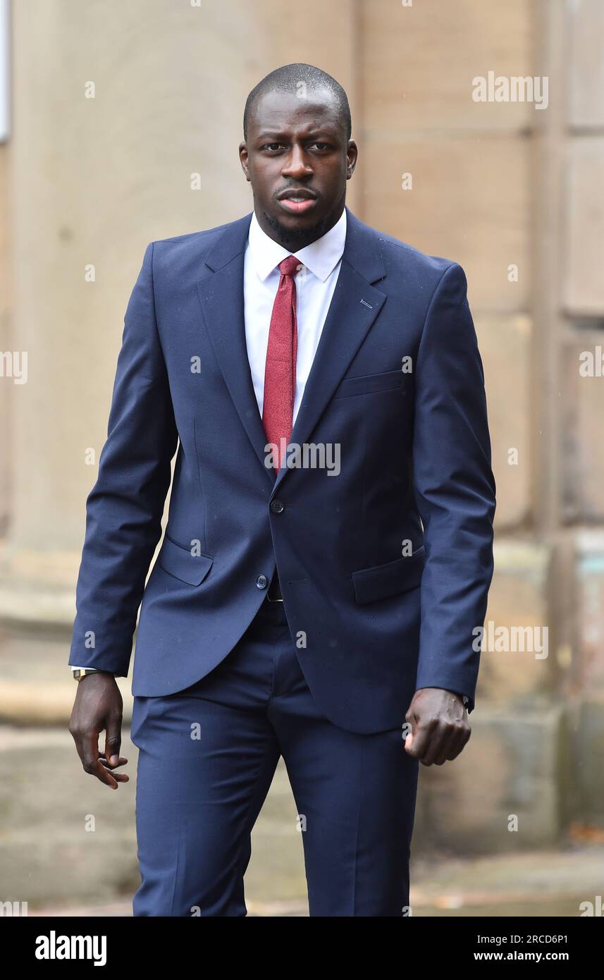 Manchester City Footballer Benjamin Mendy Arrives At Chester Crown