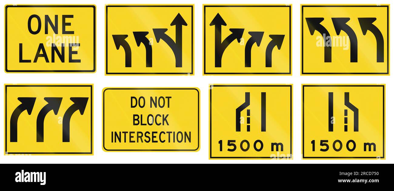 One Lane in Canada Stock Photo - Alamy