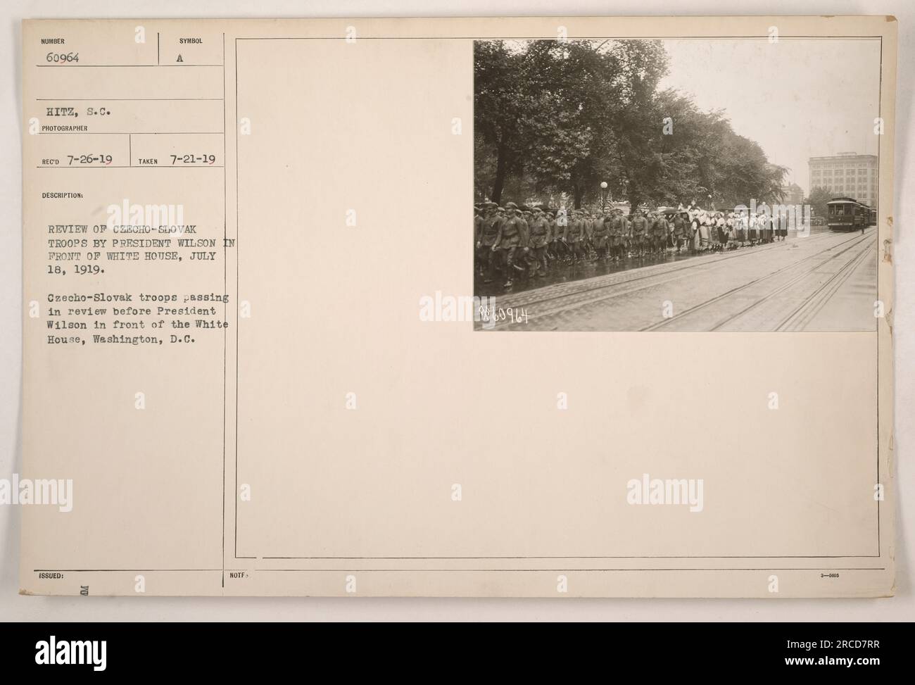 President wilson soldier inspection hi-res stock photography and images ...