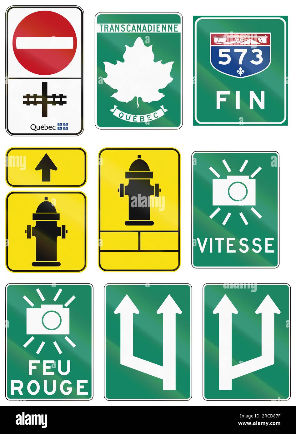 No Entry - Level Crossing in Canada Stock Photo - Alamy