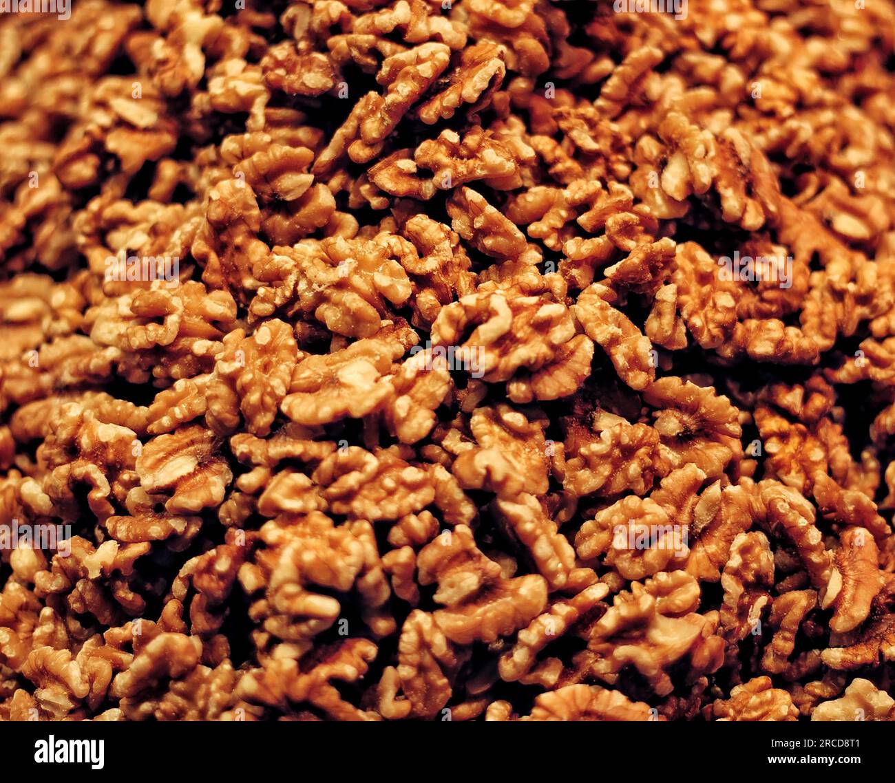 Photo of walnuts in a market Stock Photo - Alamy