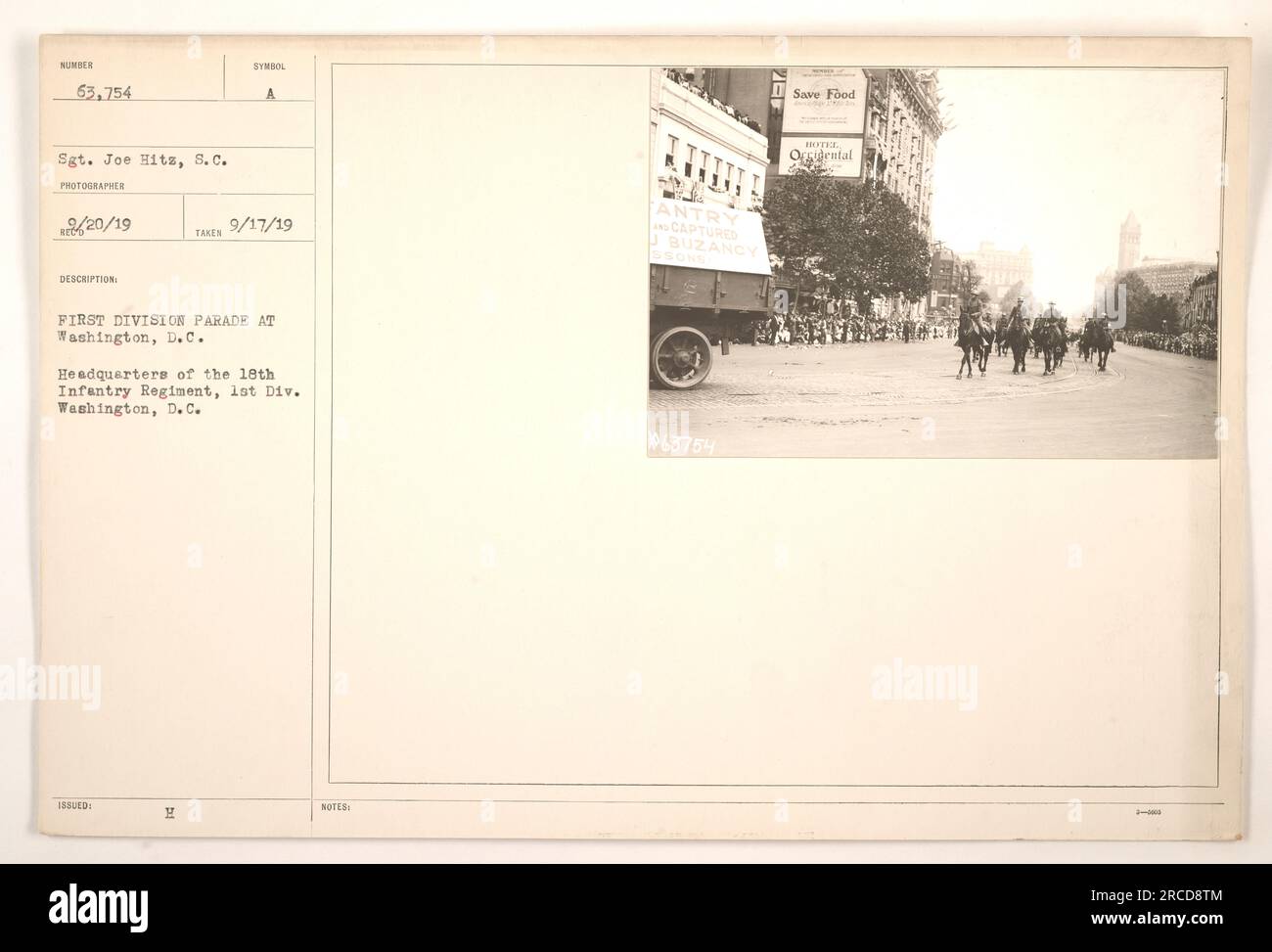 Members of the First Division parade at their headquarters in ...