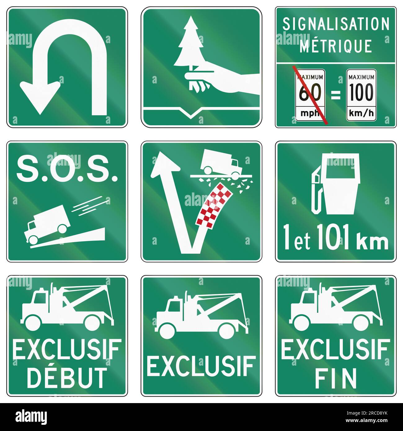 Gas street signage Cut Out Stock Images & Pictures - Alamy