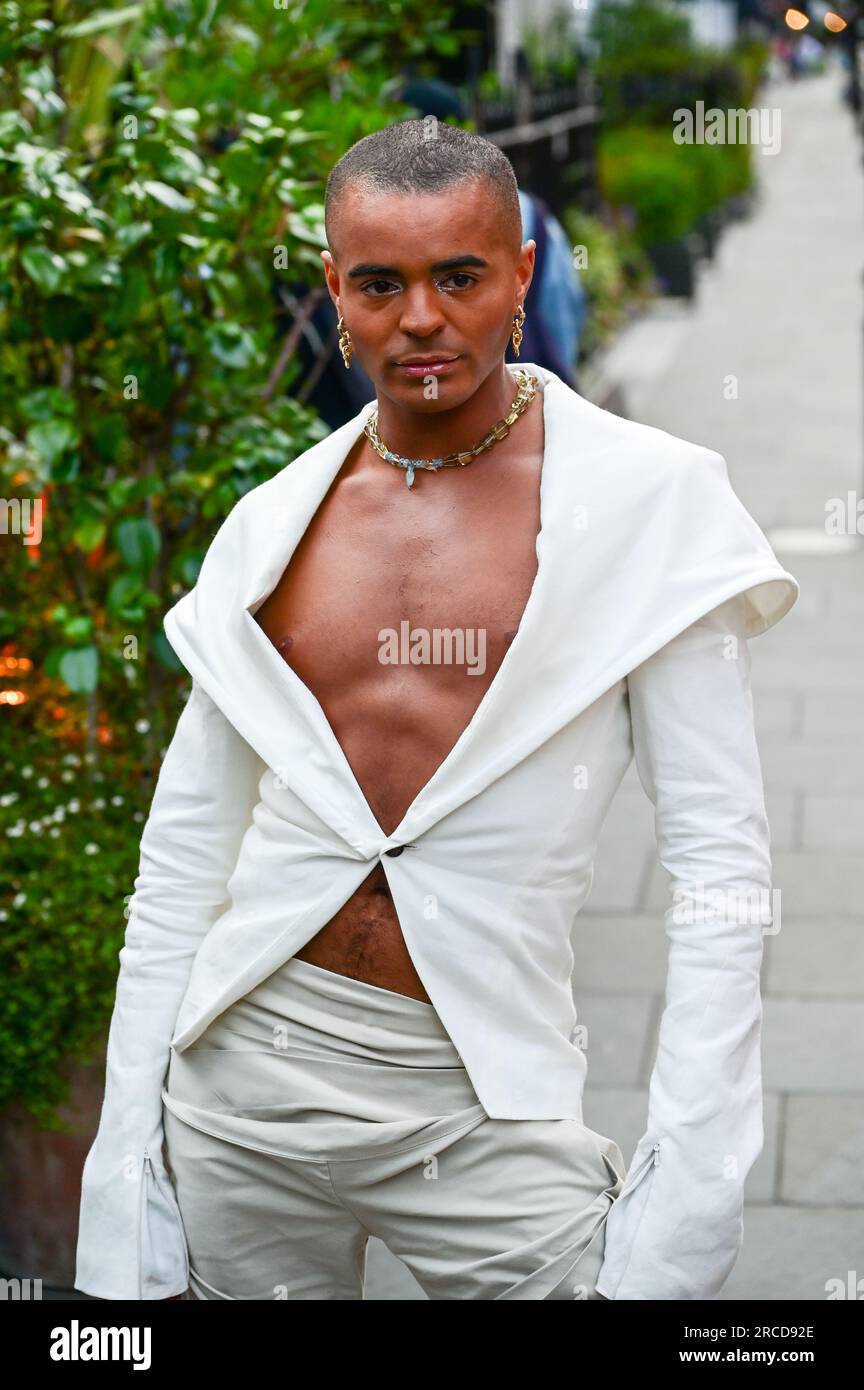 LONDON, ENGLAND - JULY 13: Layton Williams attends The British Vogue x ...