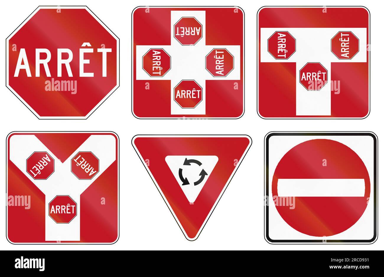 Stop Sign in Canada Stock Photo - Alamy