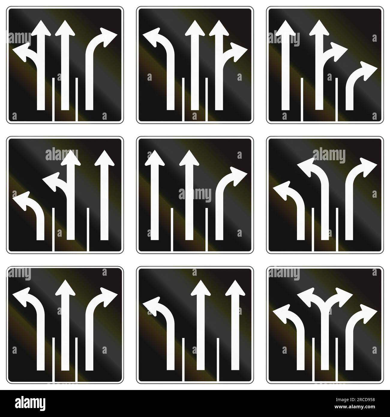 Lanes Cut Out Stock Images & Pictures - Alamy