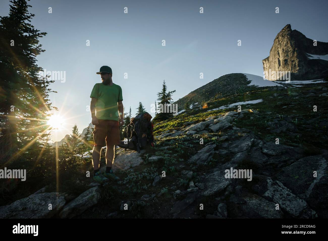 Standing in mountain hi-res stock photography and images - Alamy