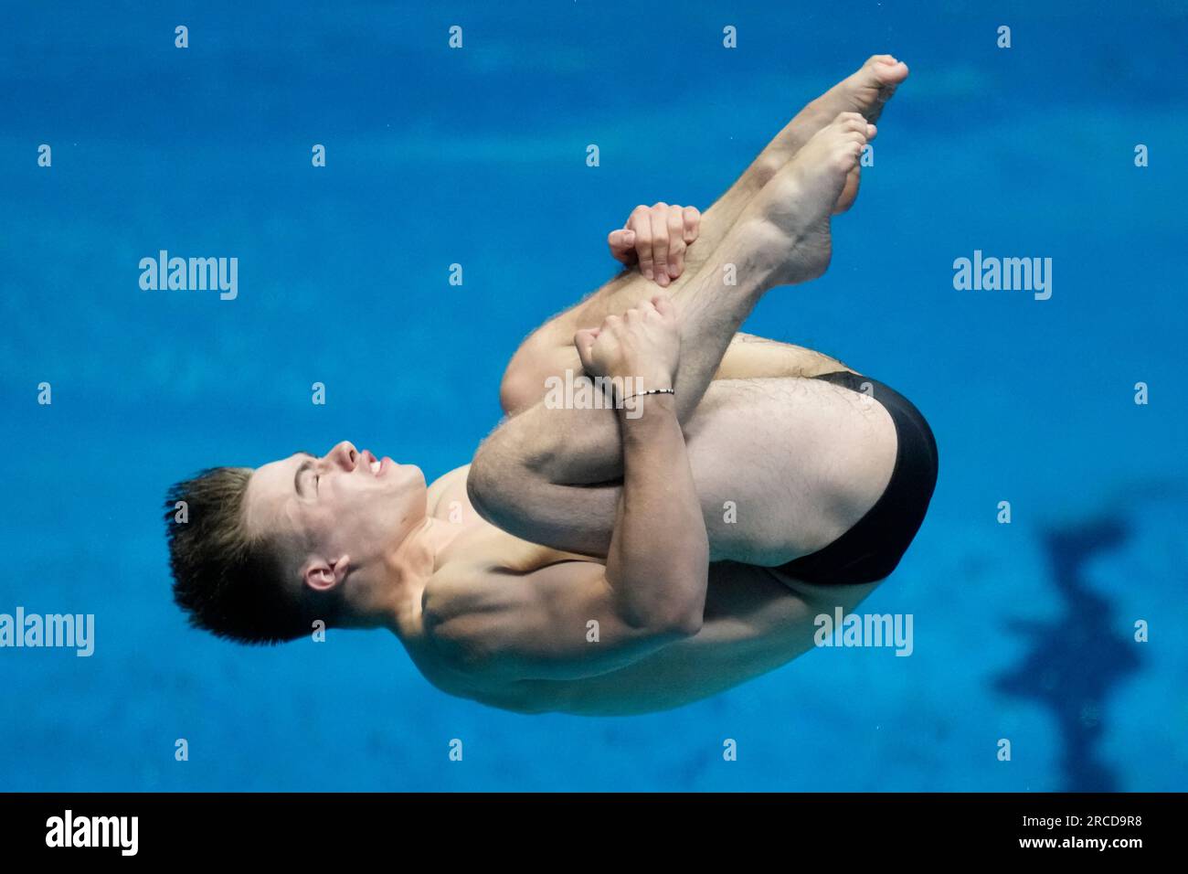 Jake Passmore of Ireland competes in the 1m Springboard Men at the ...