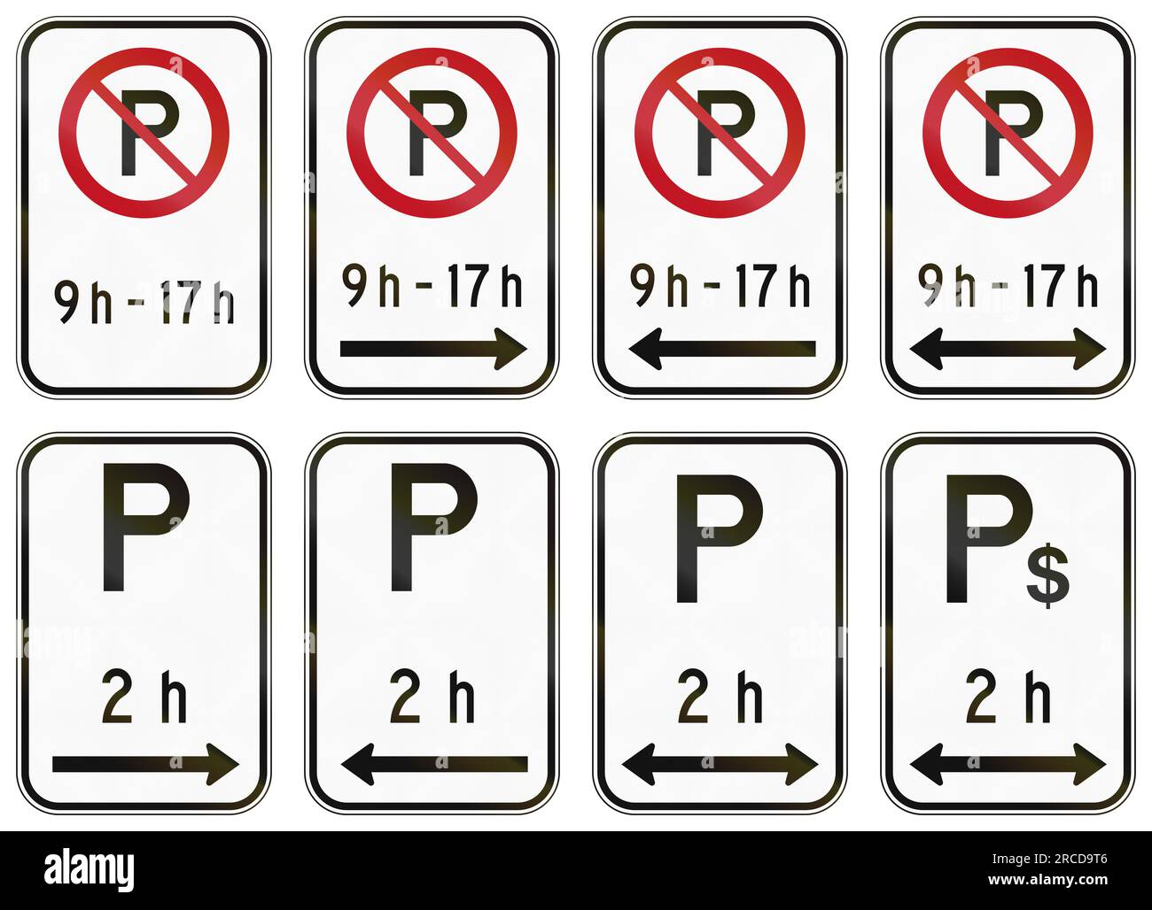 No parking sign in french Cut Out Stock Images & Pictures - Alamy
