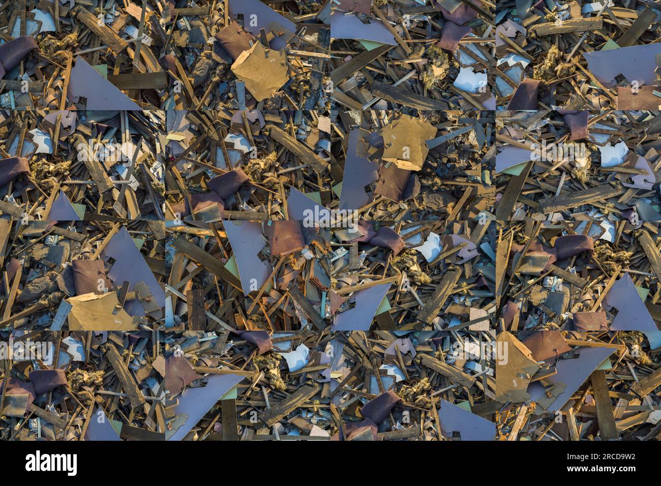 Waste collage hi-res stock photography and images - Alamy