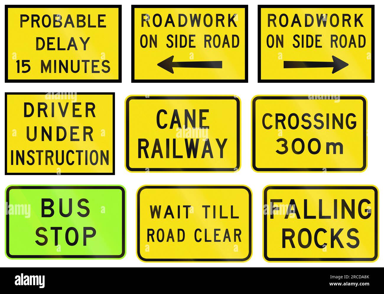 Bus stop sign australia Cut Out Stock Images & Pictures - Alamy