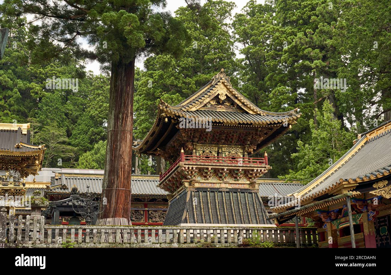 Nikko Toshogu Shrine temple in Nikko at spring, Japan Stock Photo - Alamy