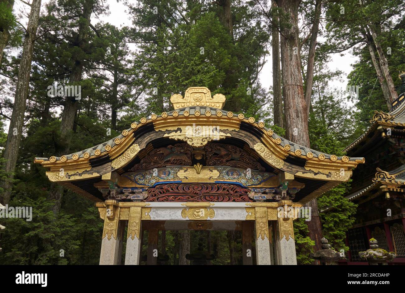 Nikko Toshogu Shrine temple in Nikko at spring, Japan Stock Photo - Alamy