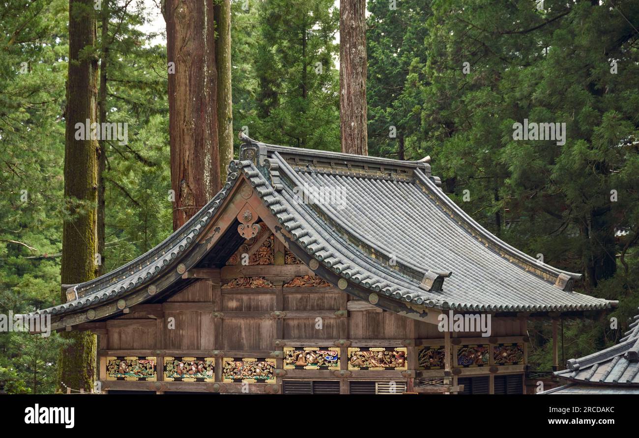 Nikko Toshogu Shrine temple in Nikko at spring, Japan Stock Photo - Alamy