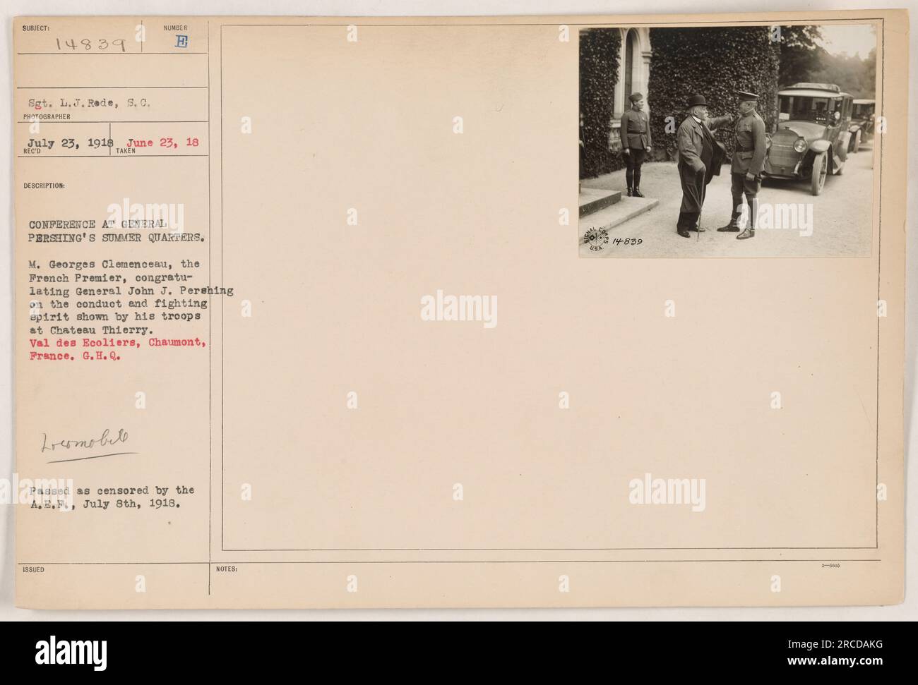 Sgt l rede hi-res stock photography and images - Alamy