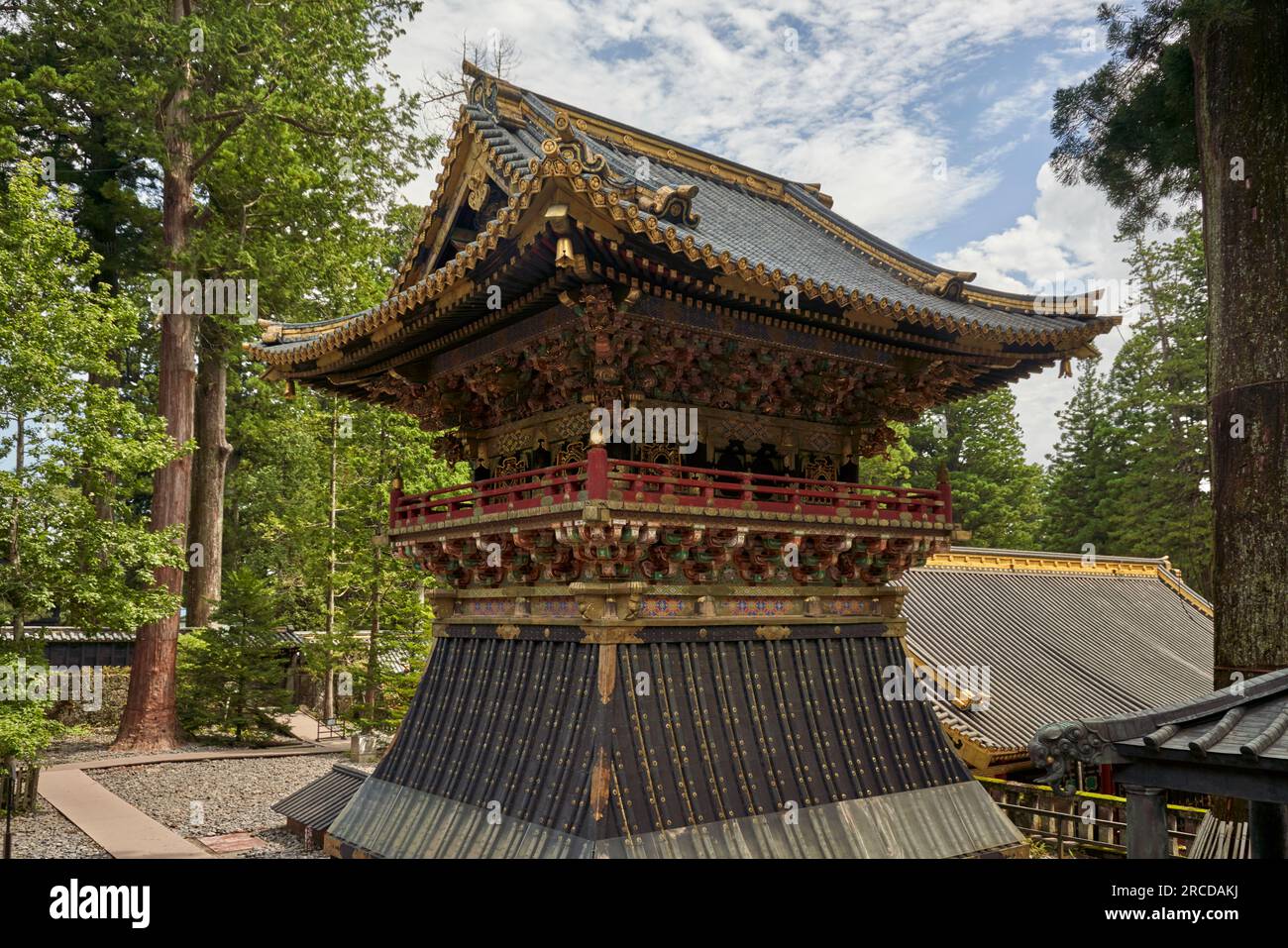 Nikko Toshogu Shrine temple in Nikko at spring, Japan Stock Photo - Alamy