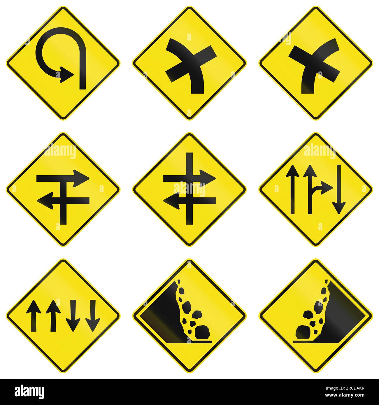 Loop Warning In Australia Stock Photo - Alamy