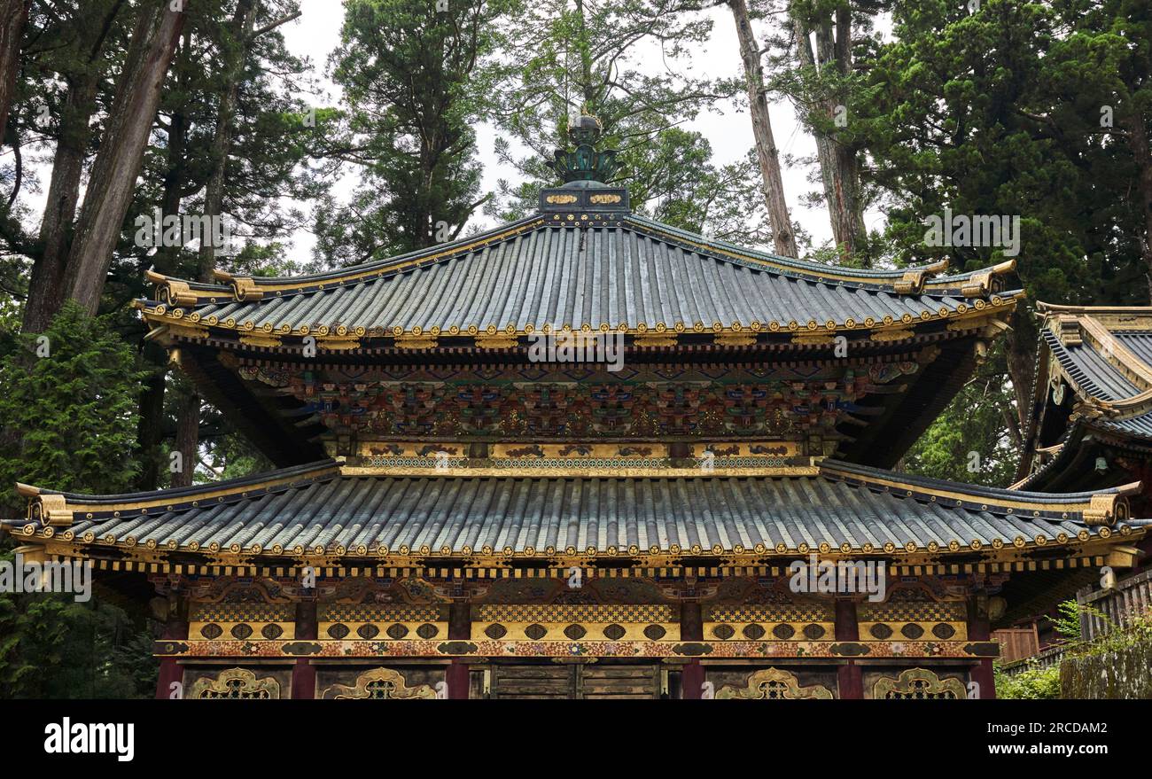 Nikko Toshogu Shrine temple in Nikko at spring, Japan Stock Photo - Alamy