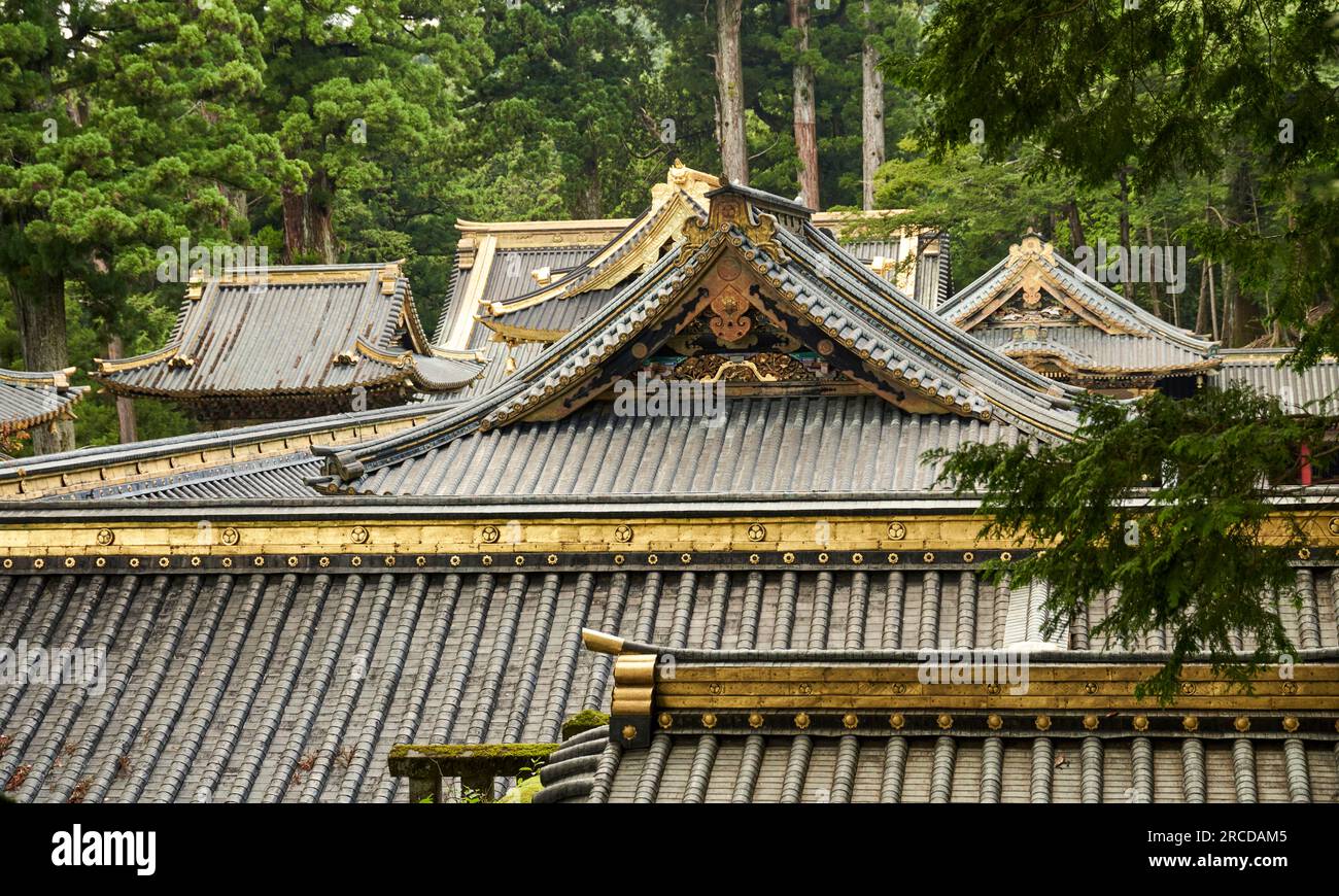 Nikko Toshogu Shrine temple in Nikko at spring, Japan Stock Photo - Alamy