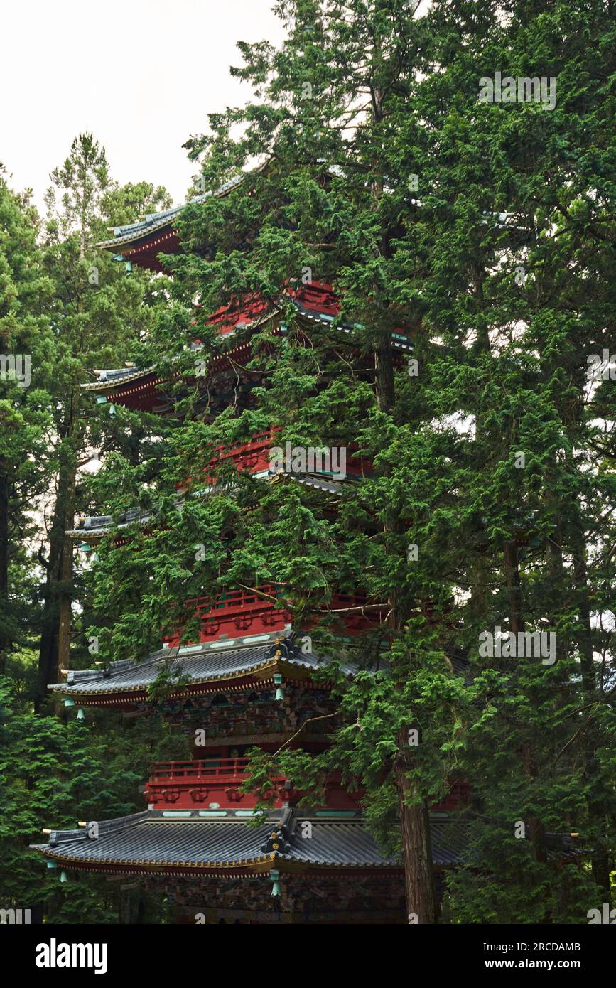 Nikko Toshogu Shrine temple in Nikko at spring, Japan Stock Photo - Alamy