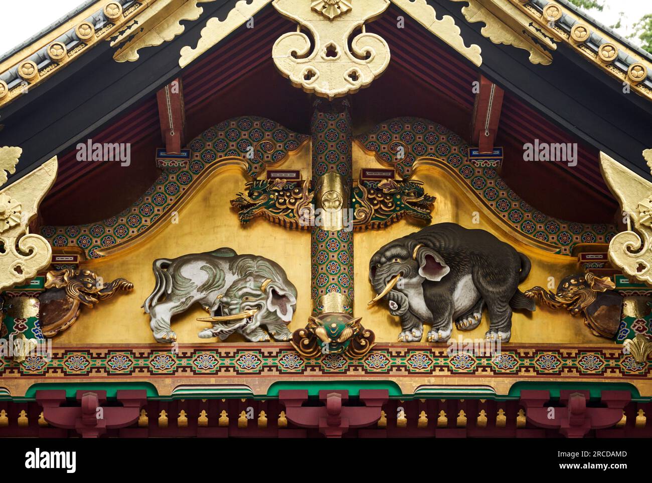 Nikko Toshogu Shrine temple in Nikko at spring, Japan Stock Photo - Alamy