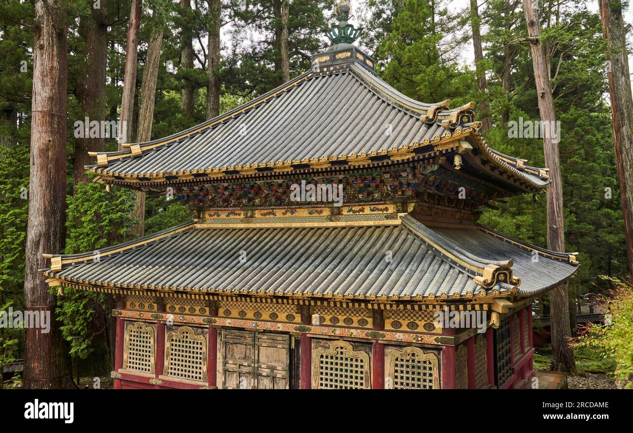 Nikko Toshogu Shrine temple in Nikko at spring, Japan Stock Photo - Alamy