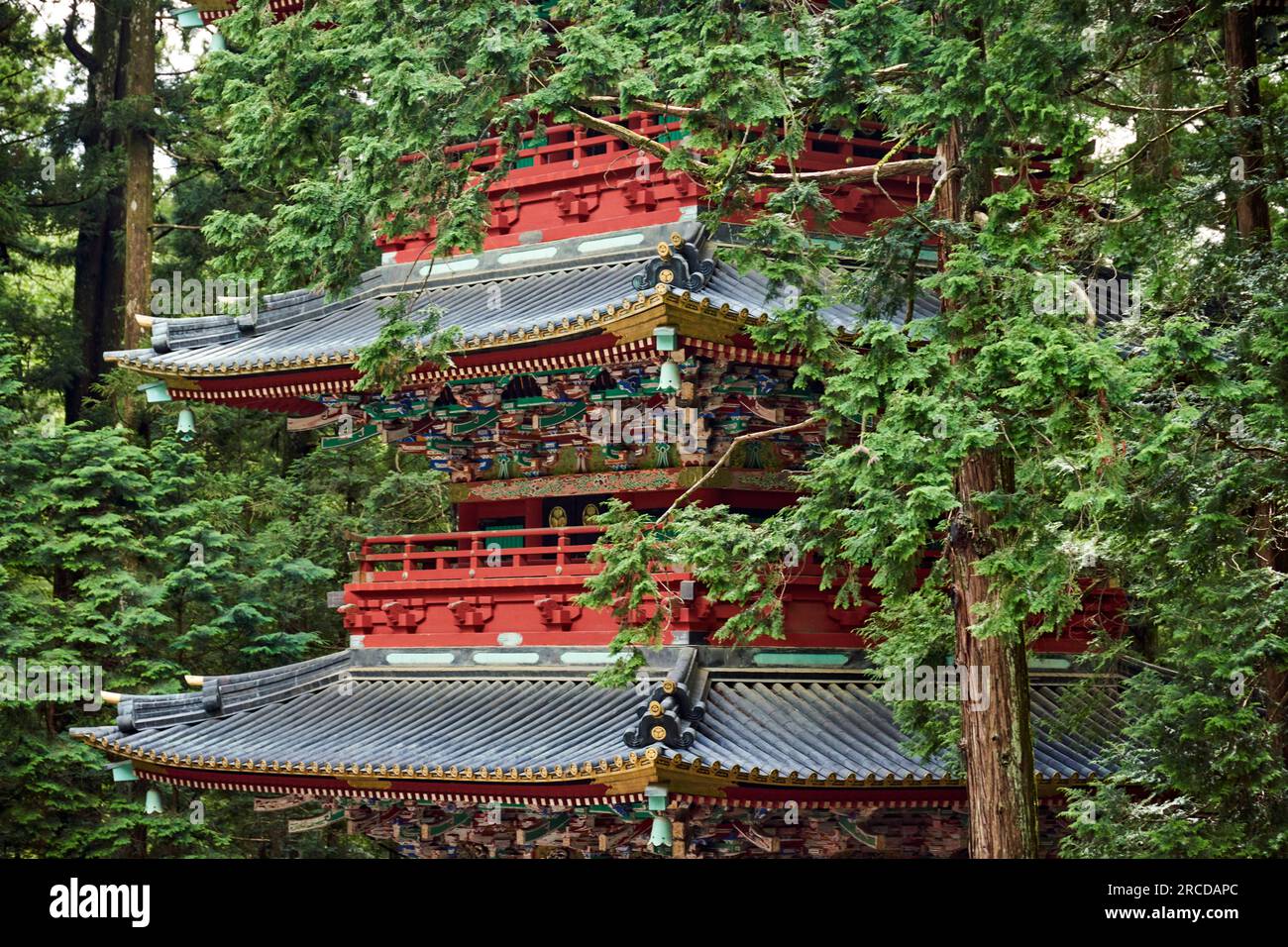 Nikko Toshogu Shrine temple in Nikko at spring, Japan Stock Photo - Alamy