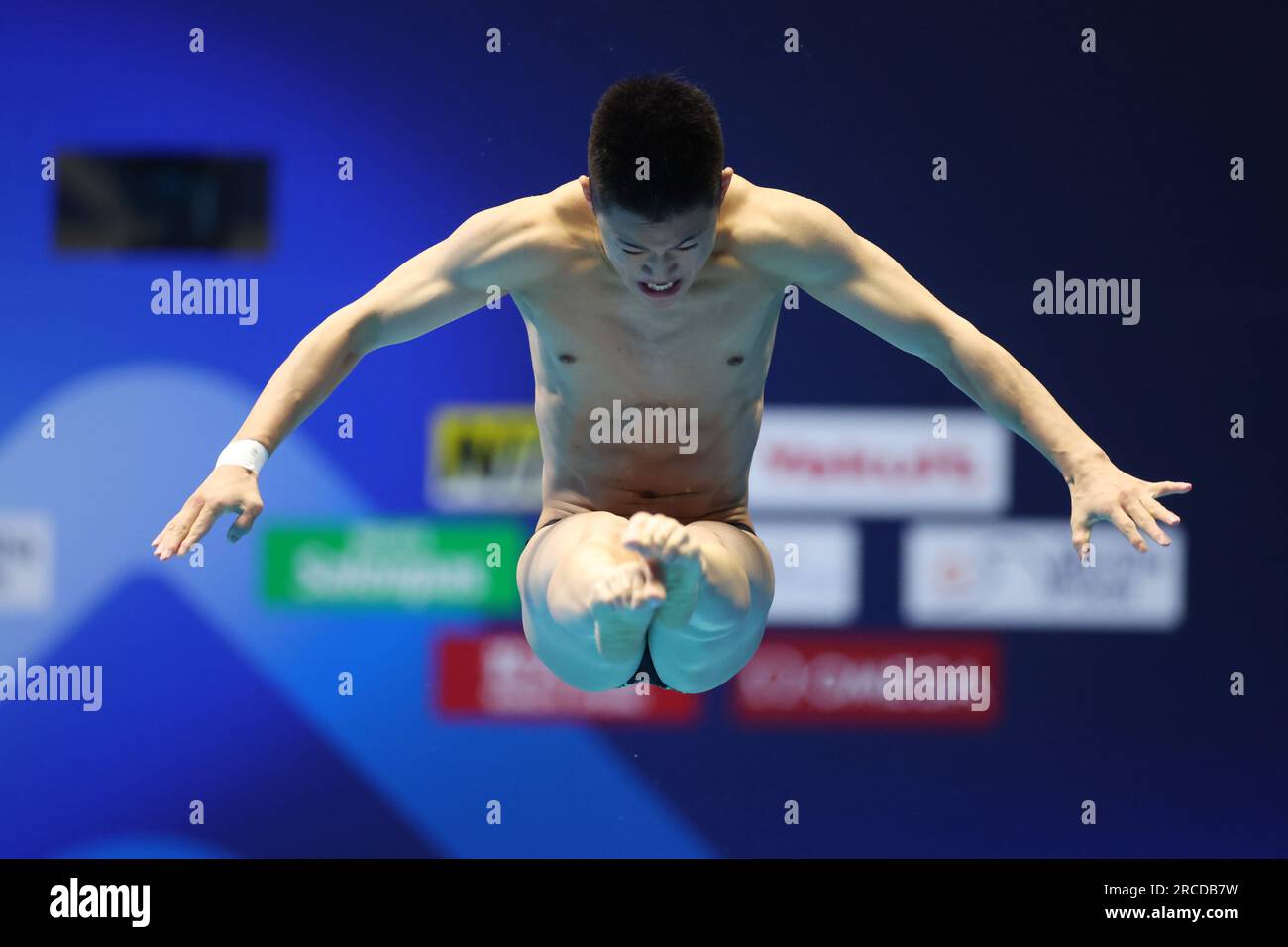 Fukuoka, Japan. 14th July, 2023. Rikuto Tamai (JPN) Diving : World ...