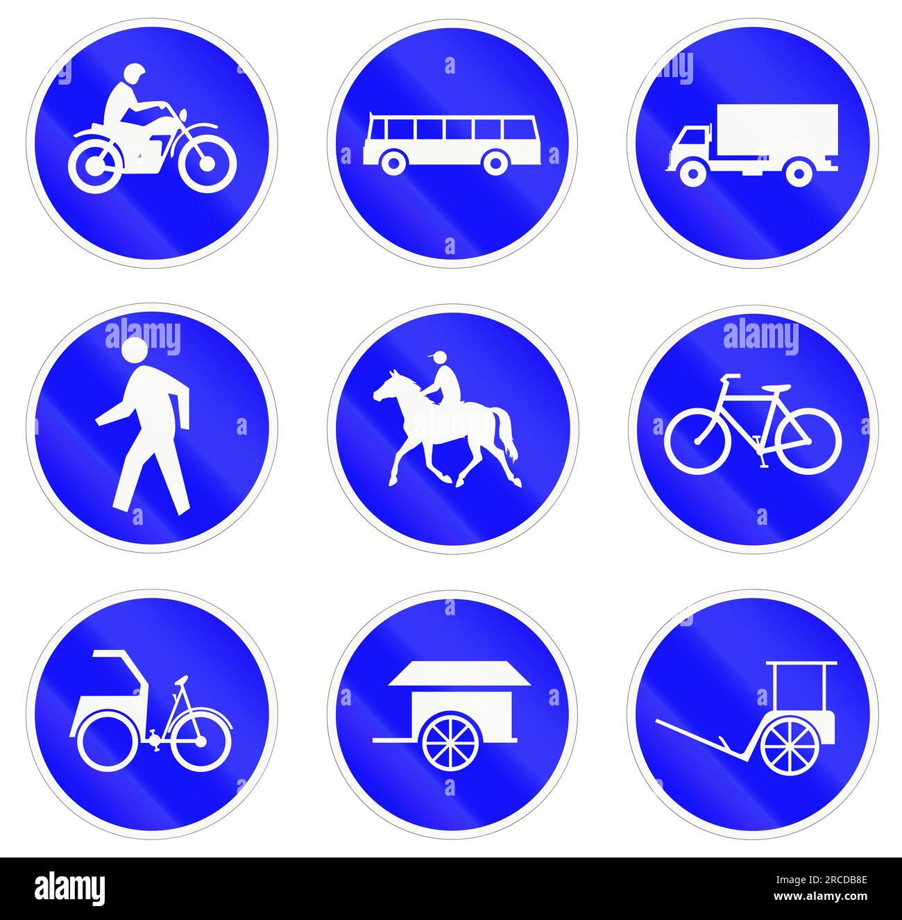 Motorcycle Lane In Indonesia Stock Photo - Alamy