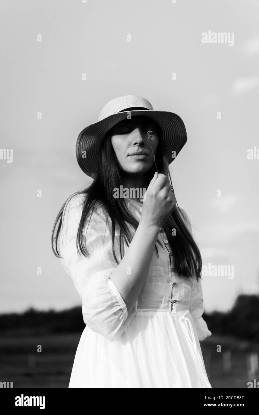 Rustic hat hi-res stock photography and images - Alamy