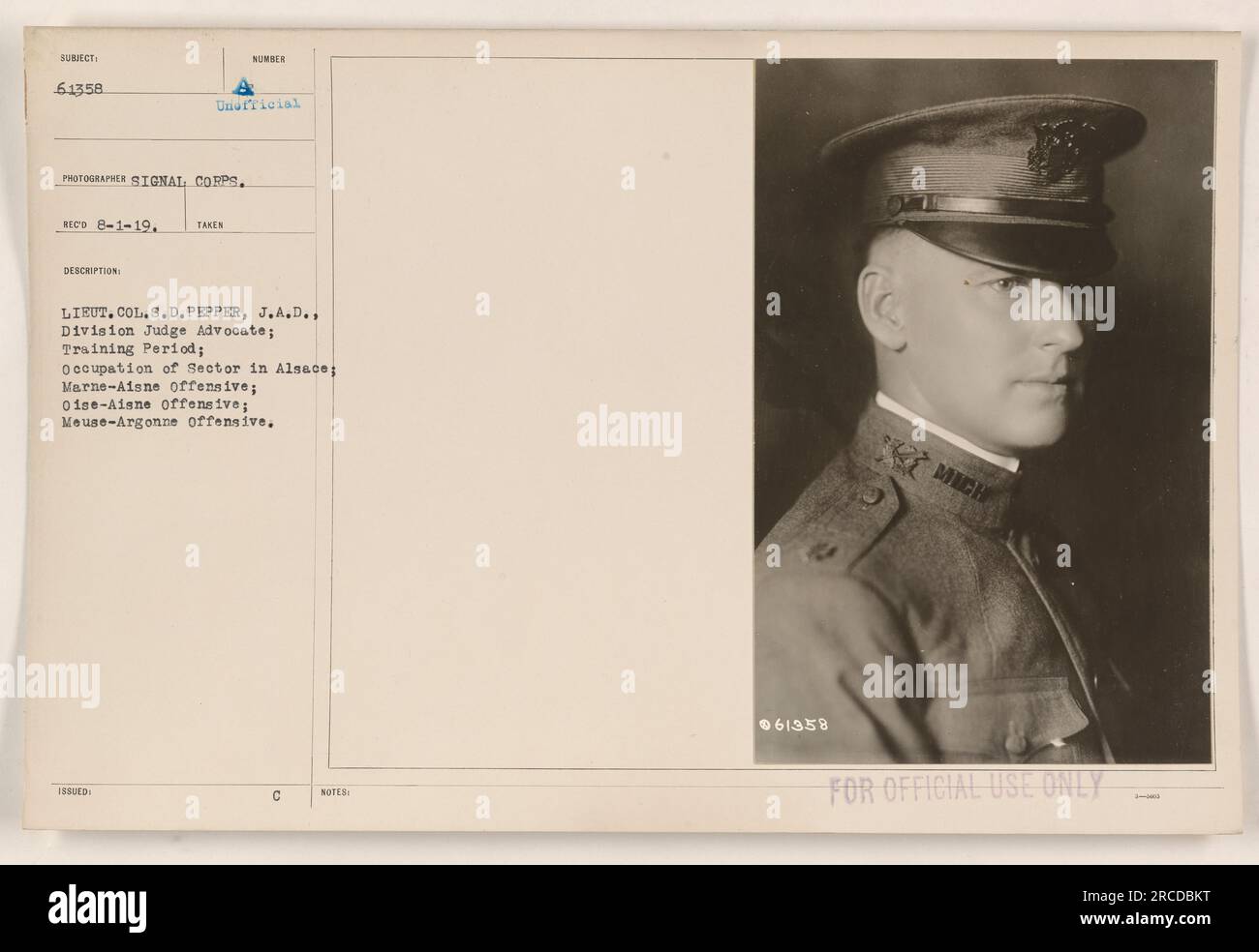 Judge advocate corps hi-res stock photography and images - Alamy