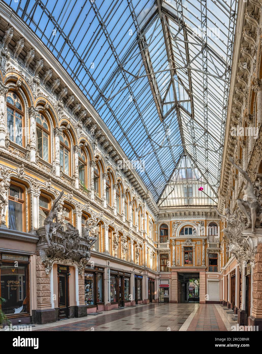 the historical building Passage in Odessa, Ukraine Stock Photo - Alamy