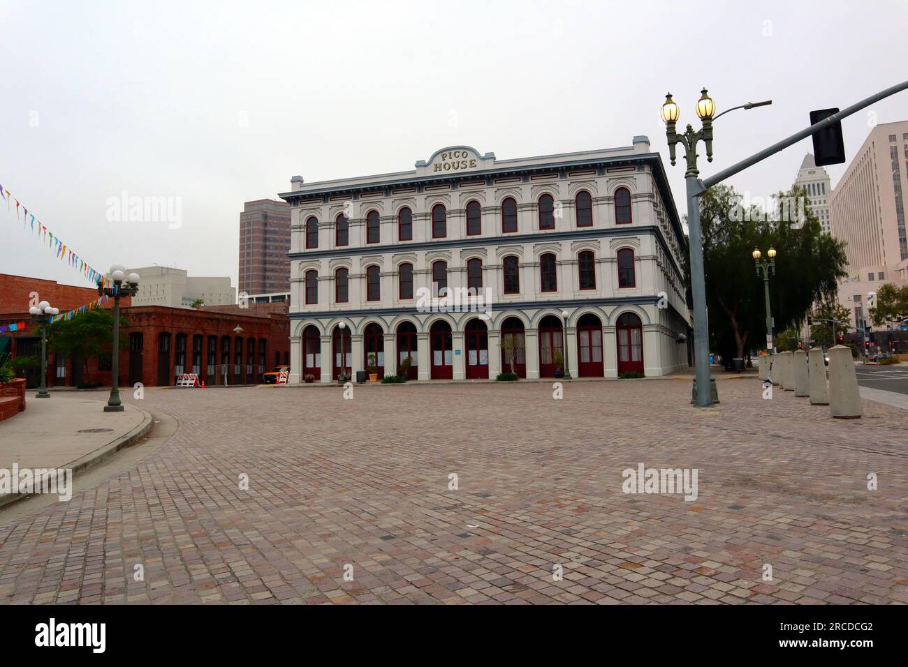 Los Angeles, California: Pico House, the historic buildings at El ...