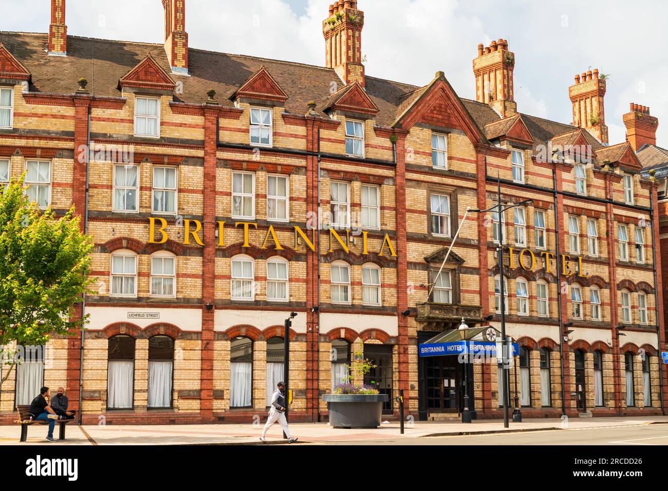 Wolverhampton, UK - July 13 2023: A longer exterior image of the ...