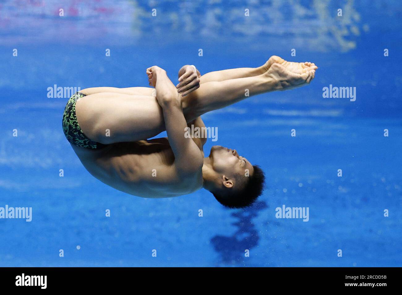Fukuoka, Japan, July 14, 2023. Rikuto Tamai of Japan performs in the ...