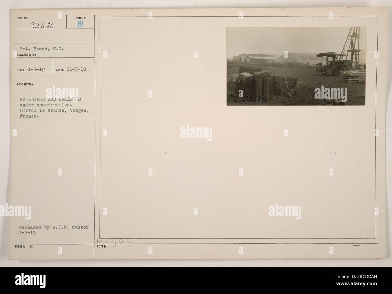 Newly constructed materials and bakeries in Liffol le Grande, Vosges ...