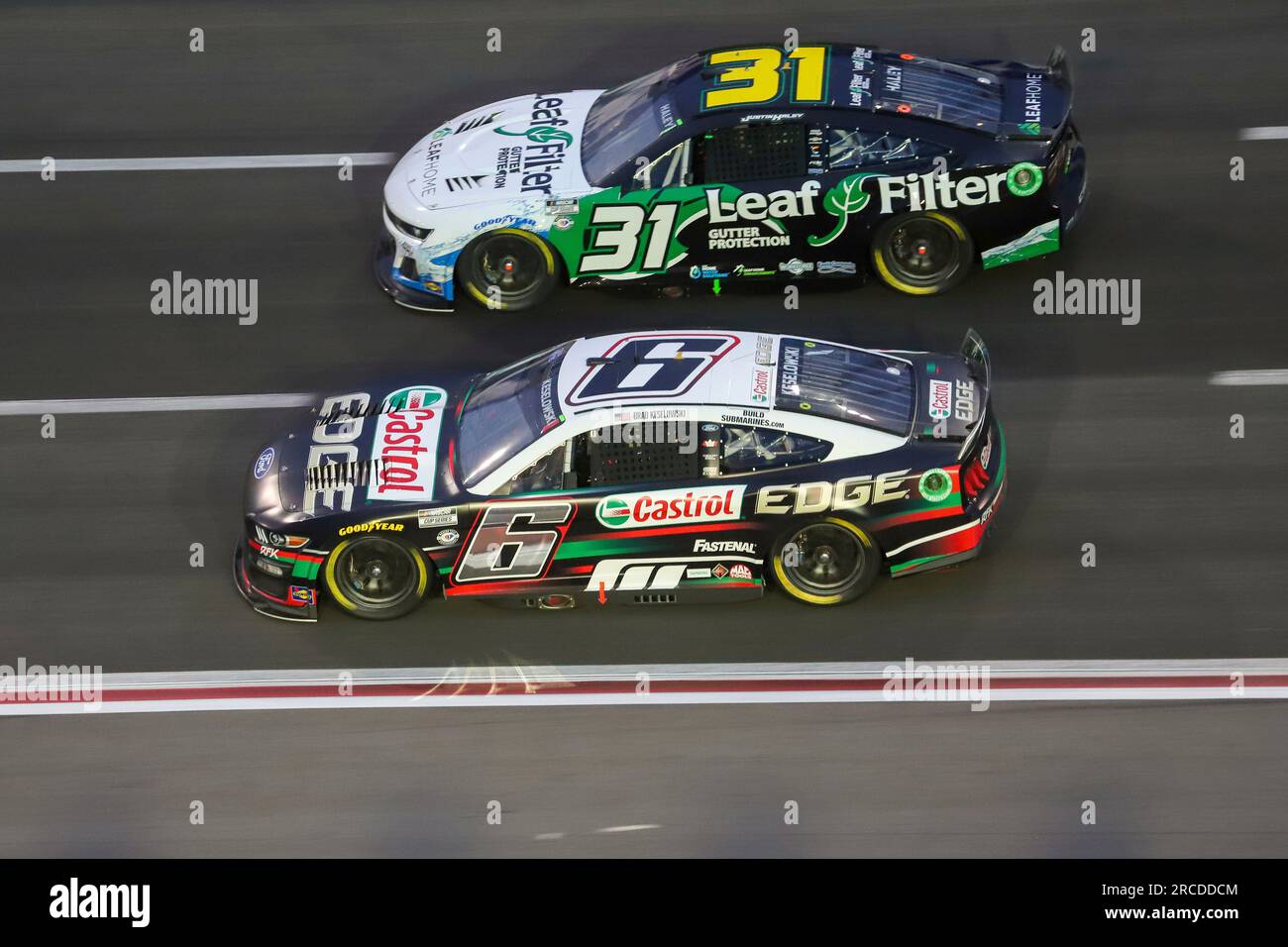 ATLANTA, GA - JULY 09: Brad Keselowski (#6 RFK Racing Castrol Edge Ford ...