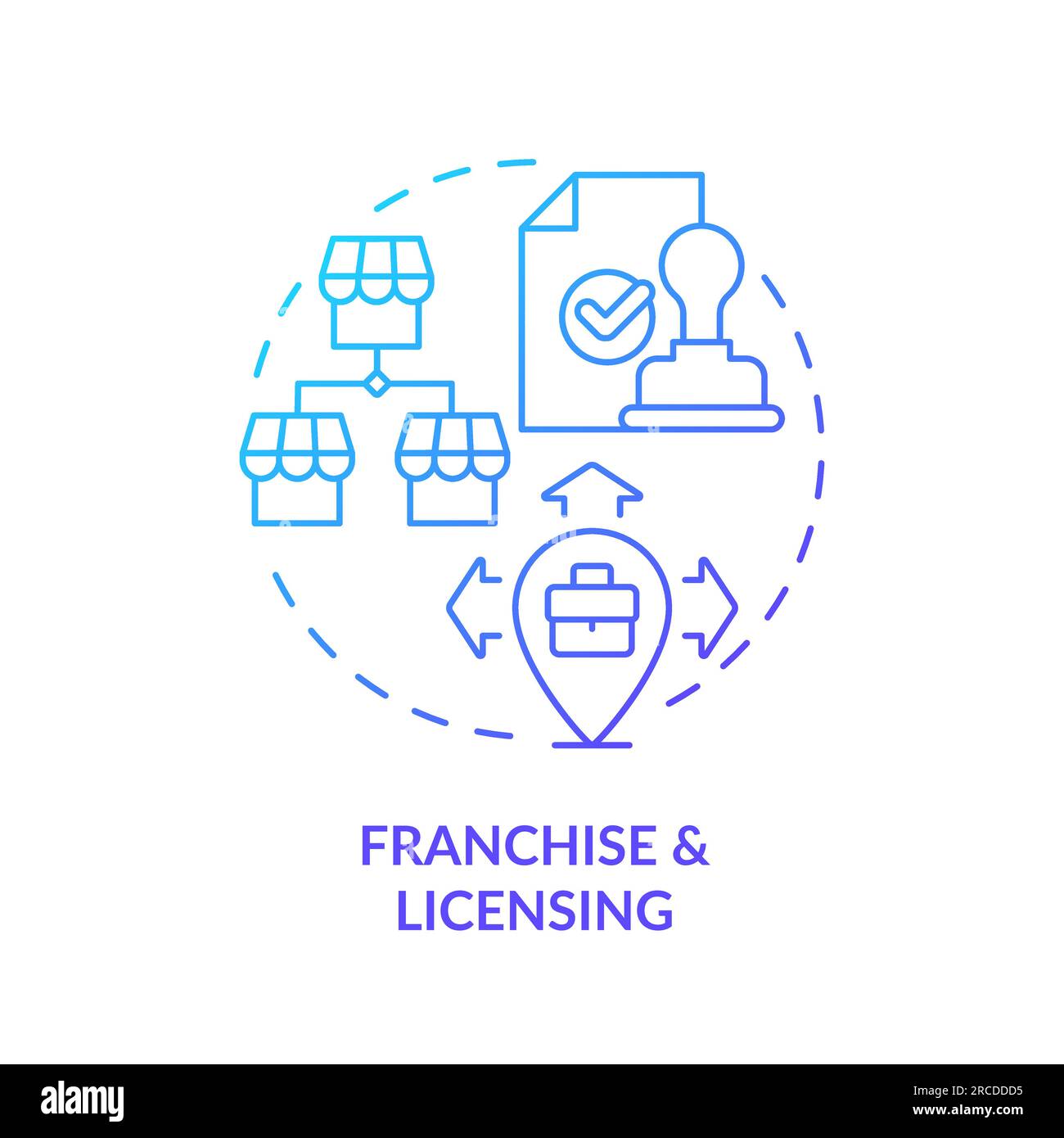 Linear franchise and licensing icon FDI concept Stock Vector Image ... Linear franchise and licensing icon FDI concept Stock Vector Image ...