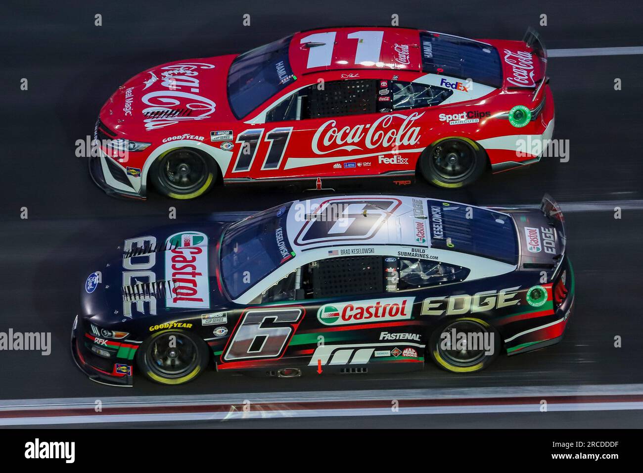 ATLANTA, GA - JULY 09: Brad Keselowski (#6 RFK Racing Castrol Edge Ford ...