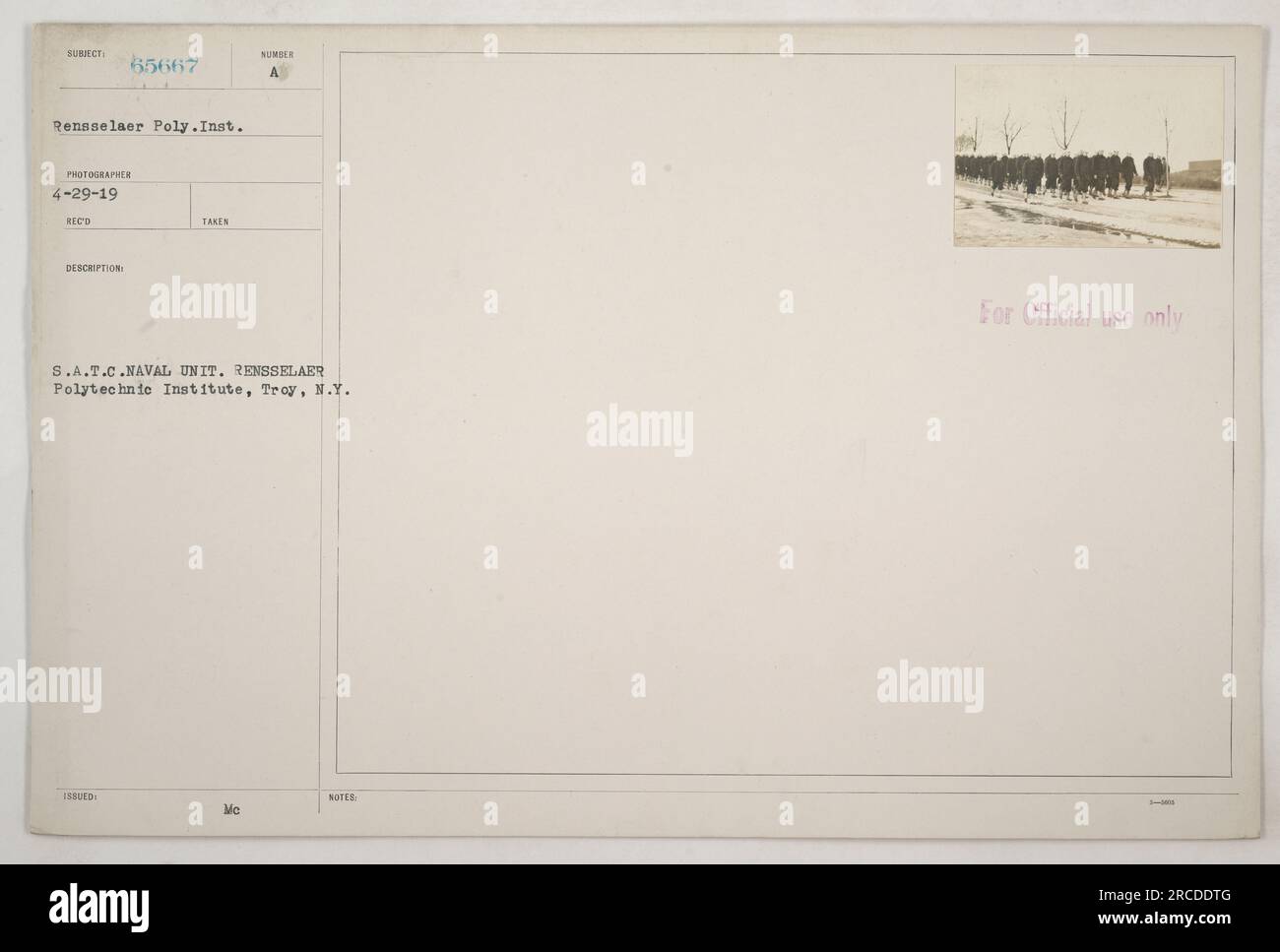 S.A.T.C. Naval unit from Rensselaer Polytechnic Institute, Troy, NY ...