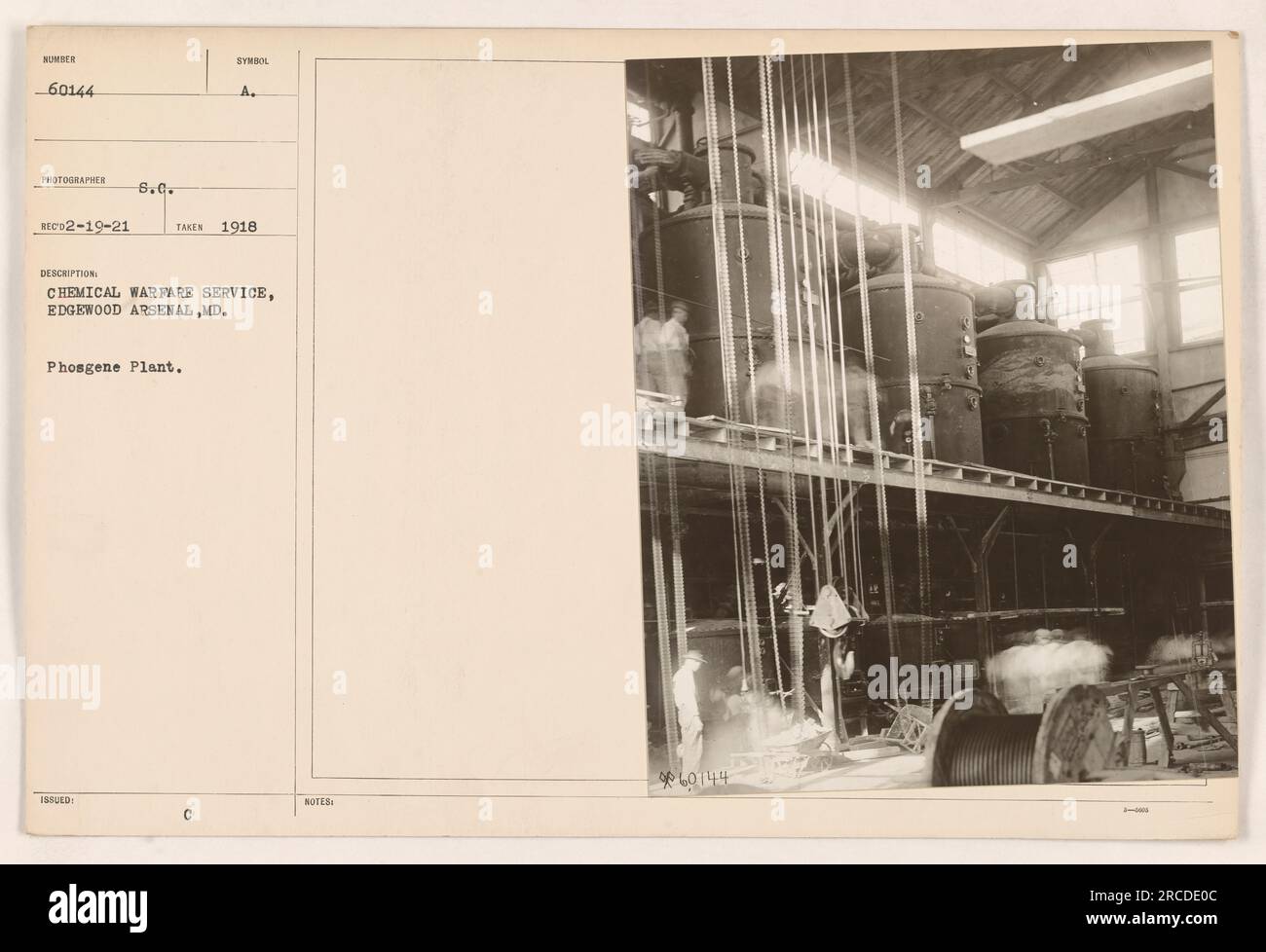 Phosgene gas plant hi-res stock photography and images - Alamy