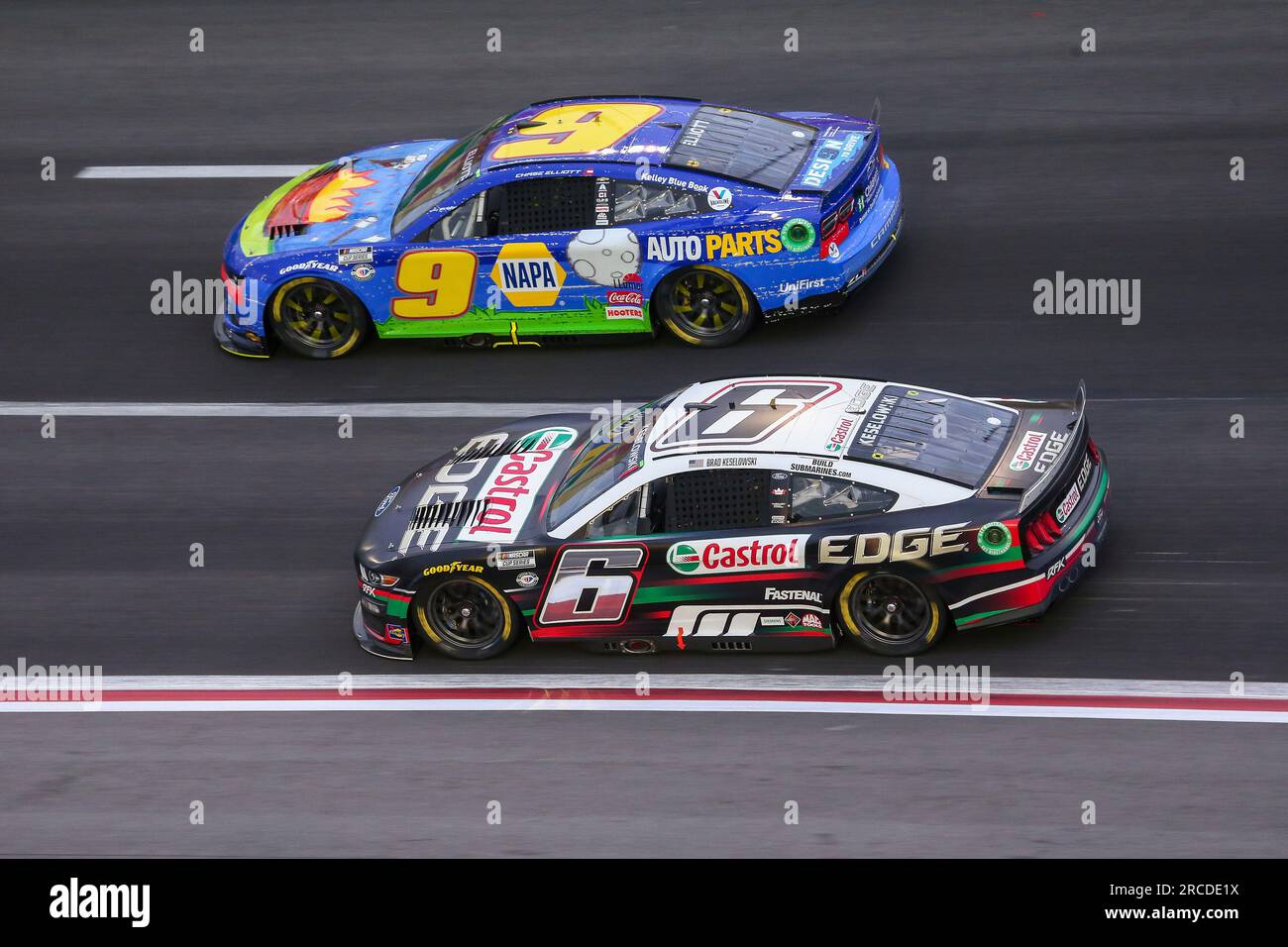 ATLANTA, GA - JULY 09: Brad Keselowski (#6 RFK Racing Castrol Edge Ford ...