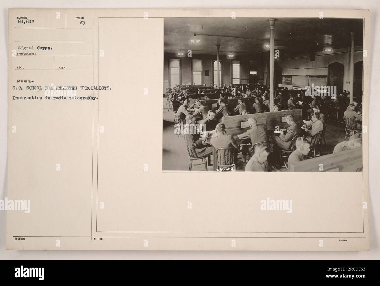 Enlisted specialists at S.C. School receive instruction in radio ...