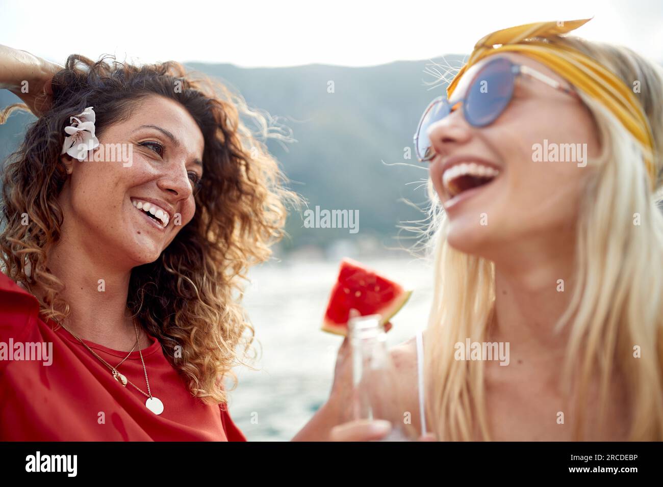 Sunny day friendship outdoors panorama hi-res stock photography and ...