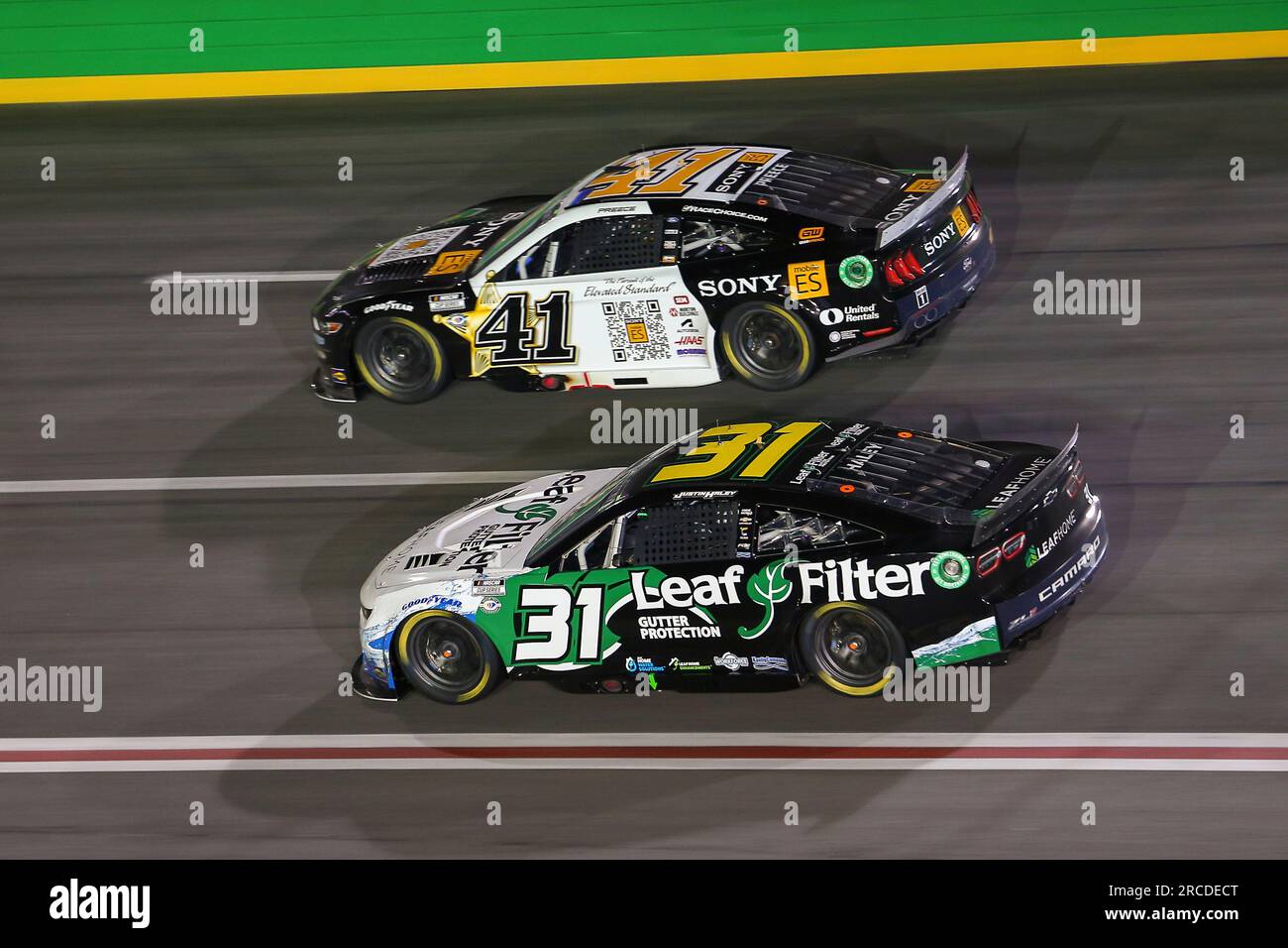 ATLANTA, GA - JULY 09: Justin Haley (#31 Kaulig Racing LeafFilter ...