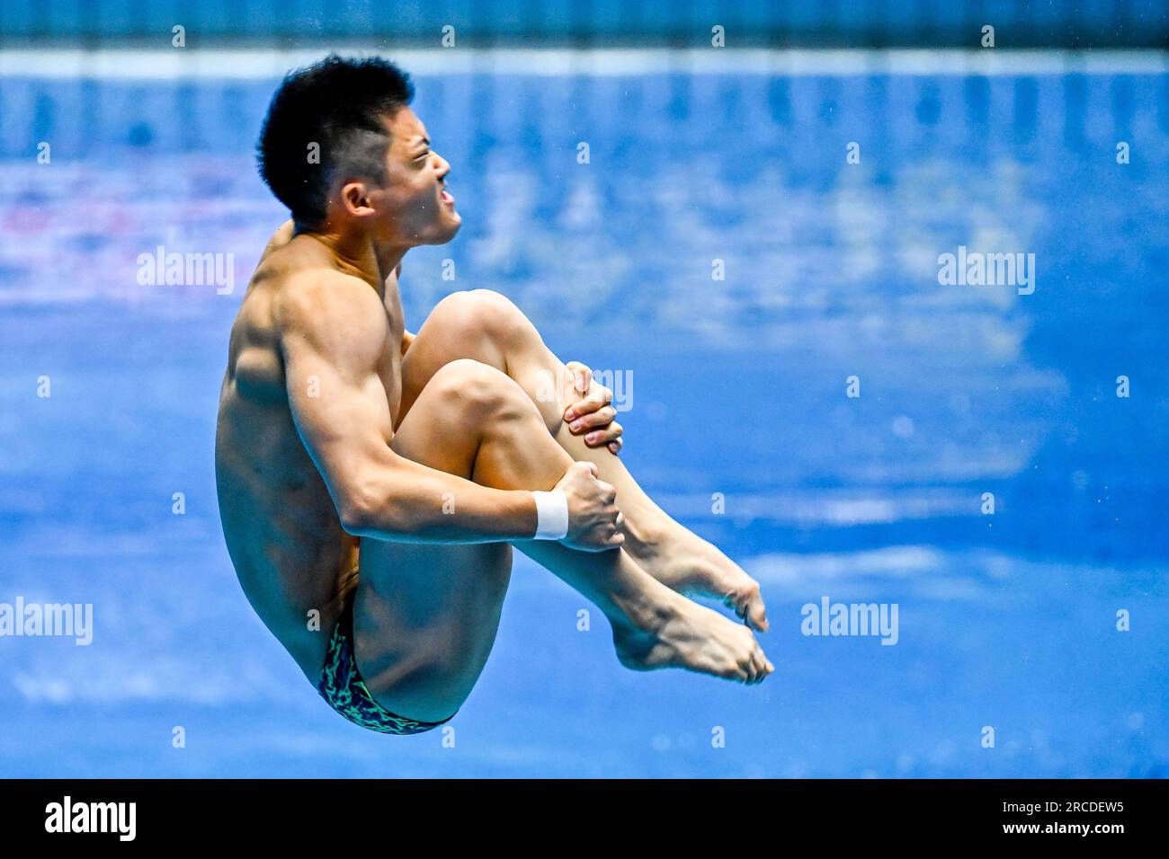 Fukuoka, Japan. 14th July, 2023. Rikuto Tamai of Japan competes in the ...